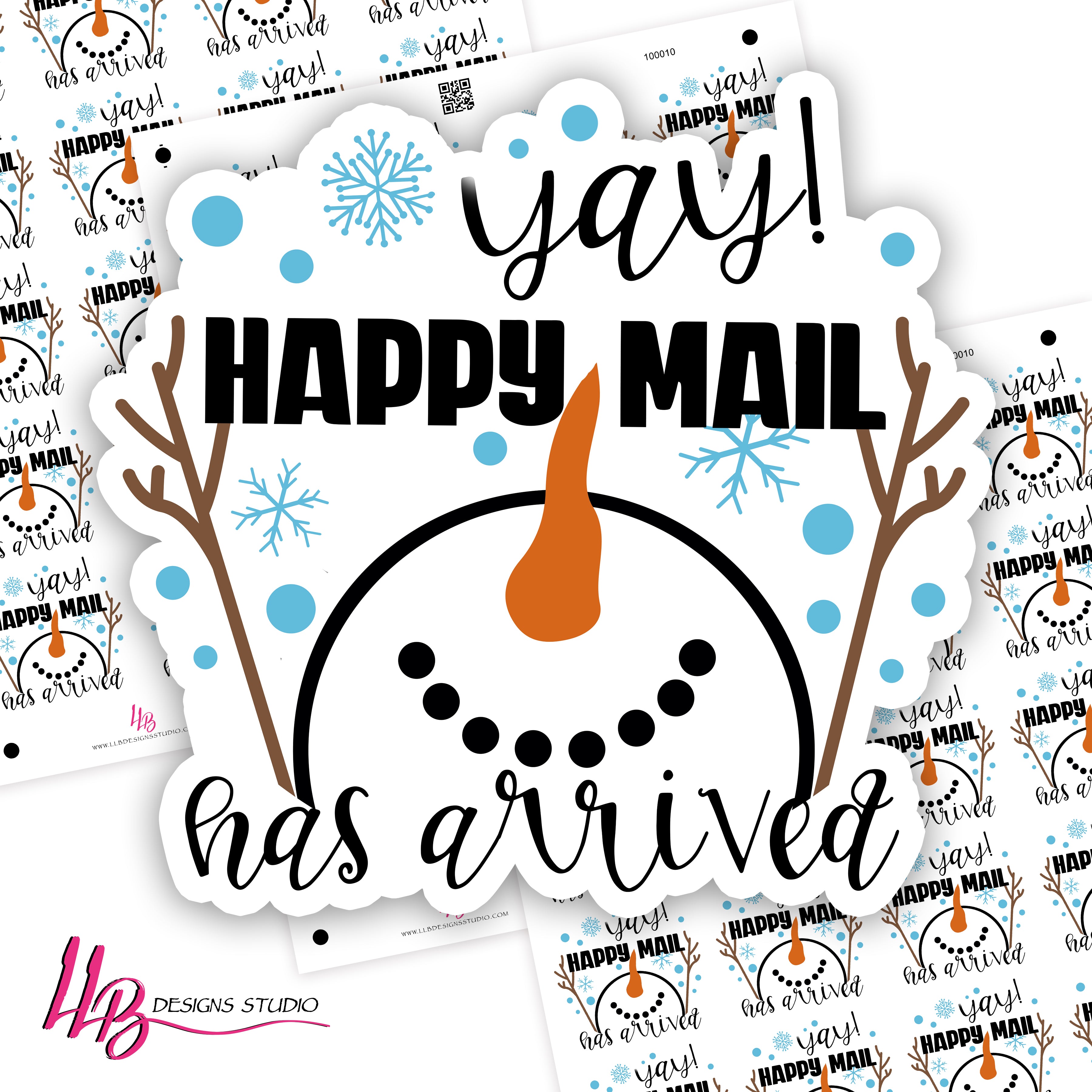 Yay Happy Mail Has Arrived, Small Shop Stickers , Sticker #: S0673, Re ...